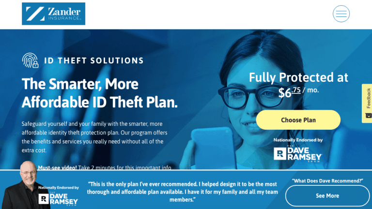 Zander Insurance Identity Theft Protection Services in 2026 | Security.org