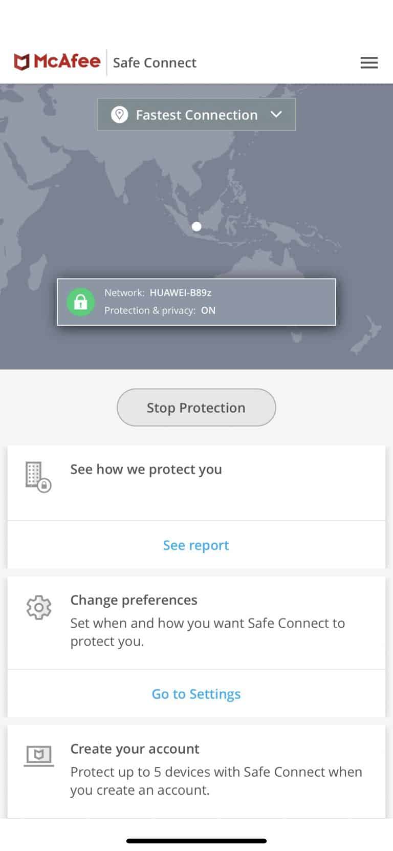 McAfee Safe Connect VPN Review 2025 | Security.org