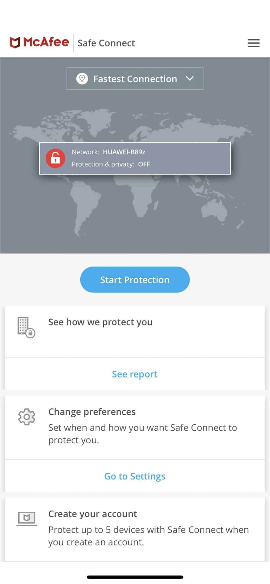 McAfee Safe Connect VPN Review 2025 | Security.org