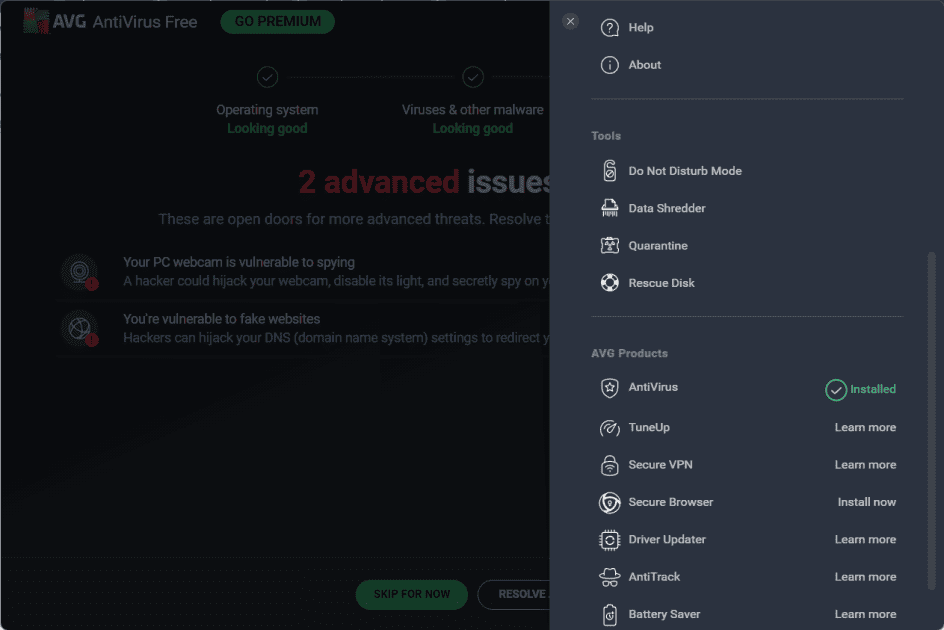 AVG Internet Security and Antivirus Review 2025 | Security.org
