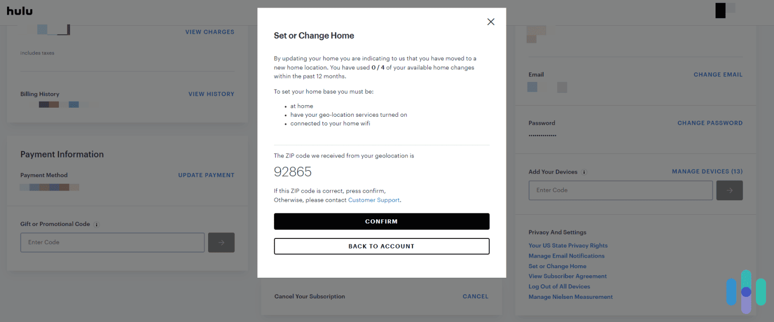 How to Change Location on Hulu | Security.org